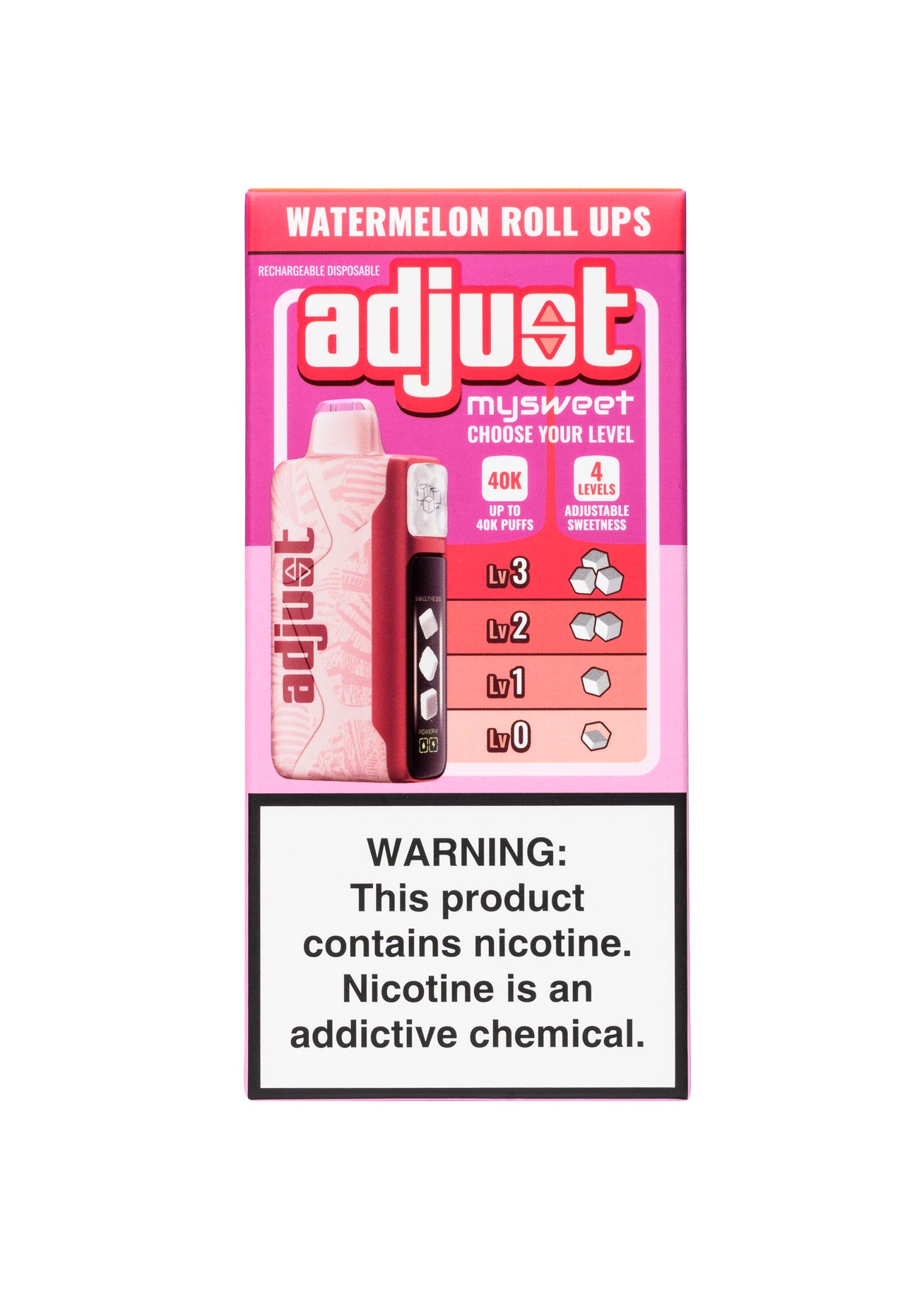 Adjust MySweet 40K Watermelon Roll Ups | GetPop