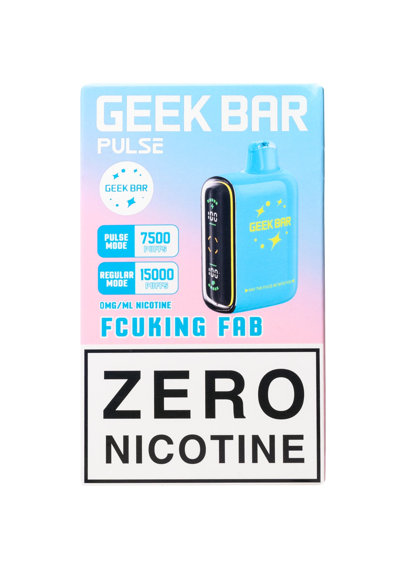 Geek Bar Pulse ZERO Fcuking FAB 0% | GetPop