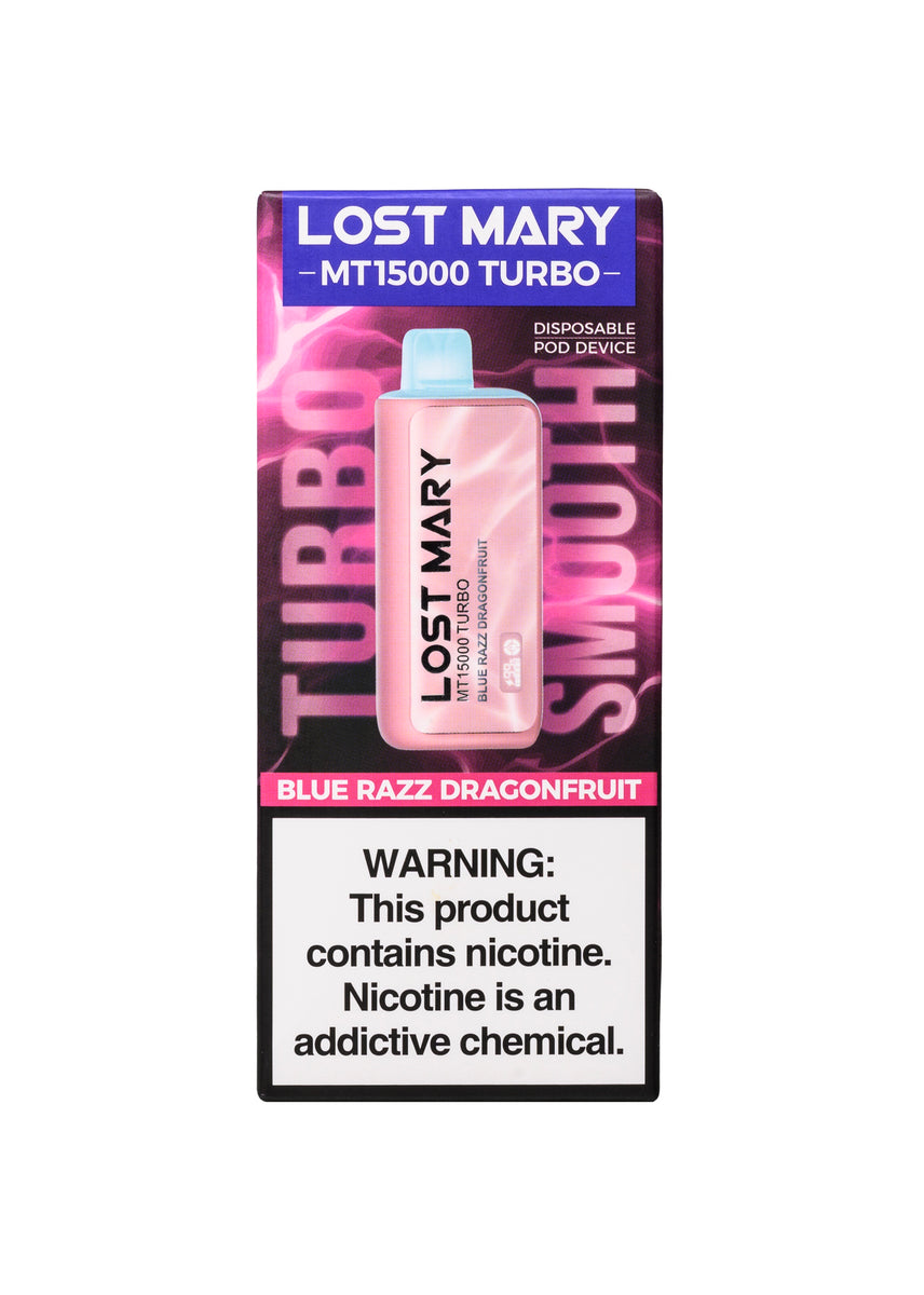 Lost Mary MT15000 Turbo Blue Razz Dragonfruit | GetPop