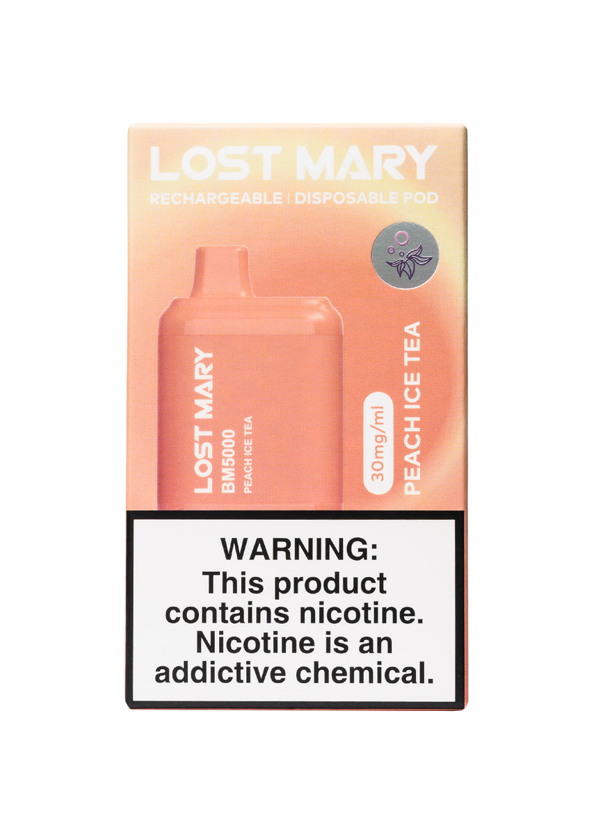 Lost Mary BM5000 Peach Ice Tea 3% | GetPop