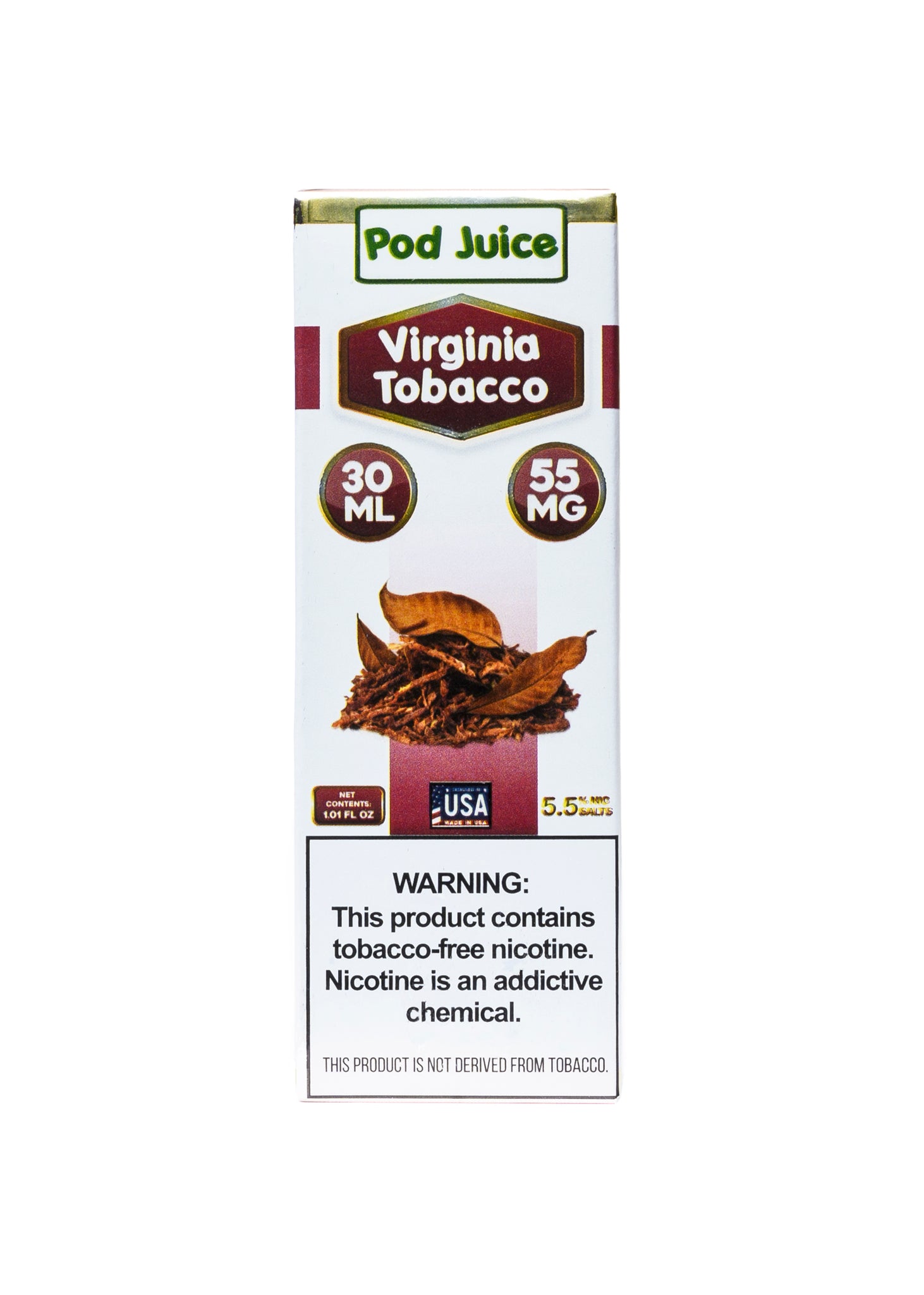 Pod Juice Salt Virginia Tobacco | GetPop