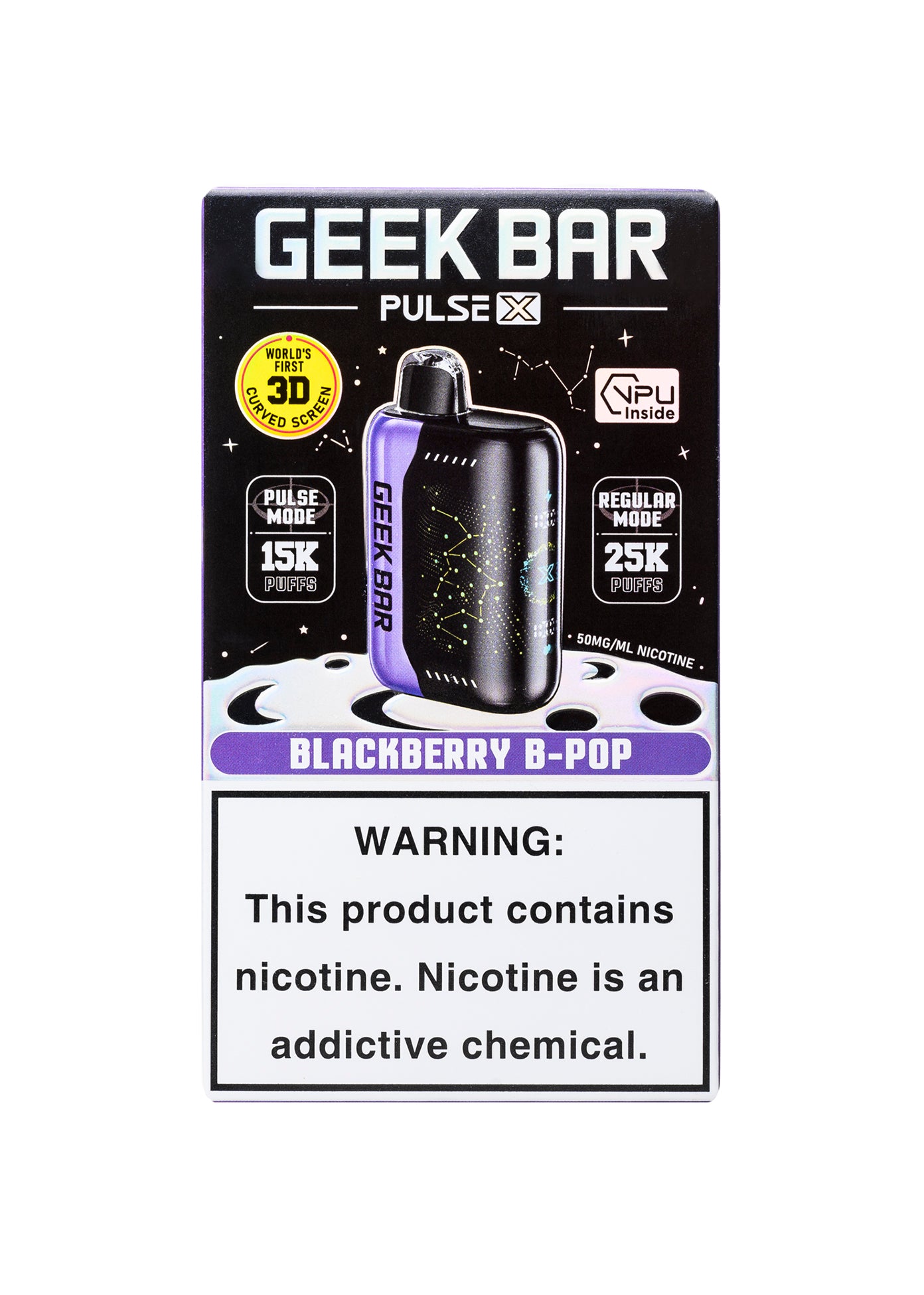 Geek Bar Pulse X 25K Blackberry B-Burst (Blackberry B-Pop) | GetPop
