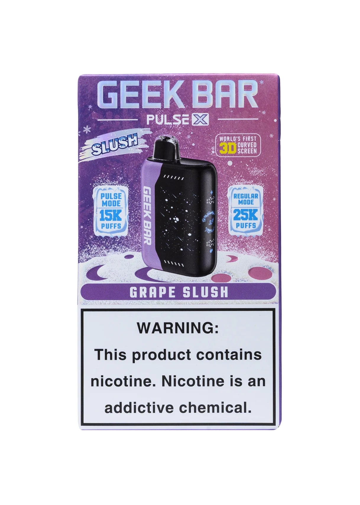 Geek Bar Pulse X 25K Grape Slush | GetPop