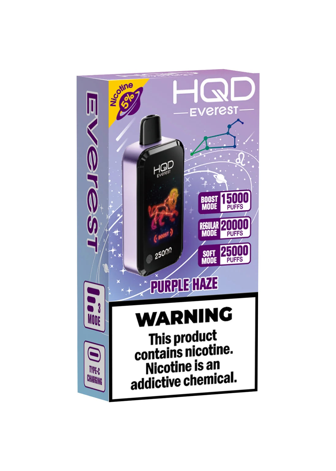 HQD Cuvie Everest 25K Purple Haze | GetPop