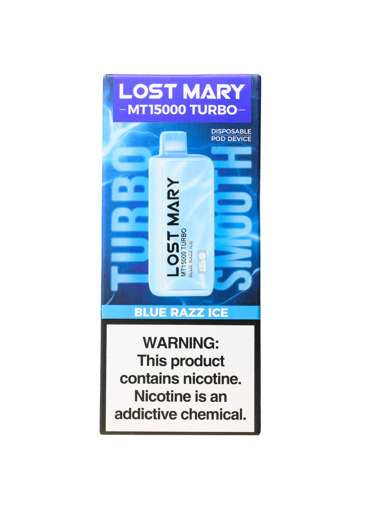 Lost Mary MT15000 Turbo Blue Razz Ice | GetPop