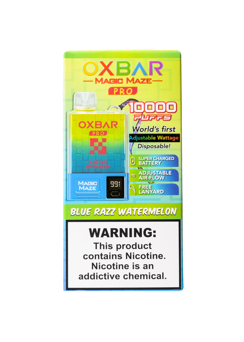Oxbar Magic Maze Pro 10K Blue Razz Watermelon | GetPop