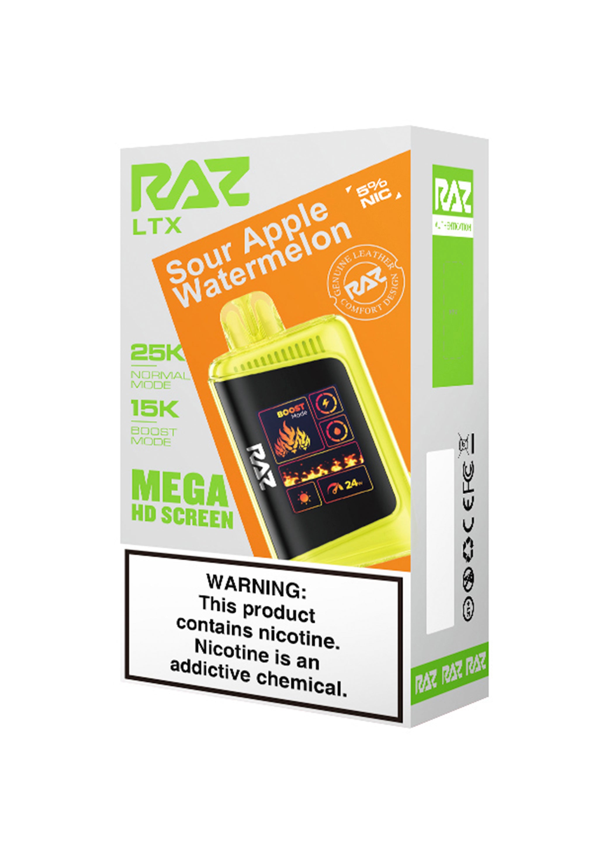 RAZ LTX 25K Sour Apple Watermelon | GetPop