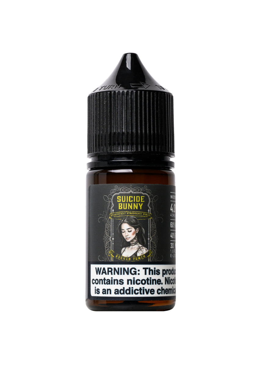 Suicide Bunny Salt Sucker Punch (Dragonfruit Strawberry Cream) | GetPop
