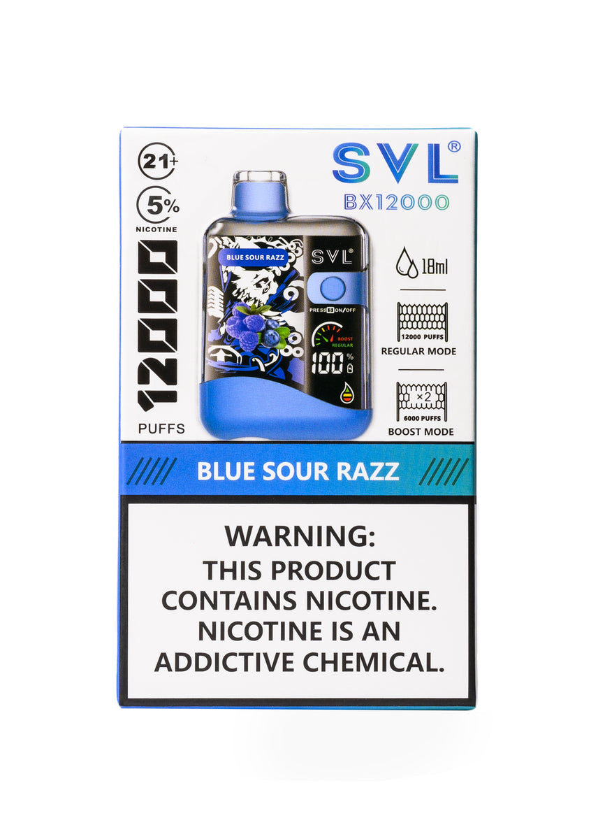 SVL BX12000 Blue Sour Razz | GetPop