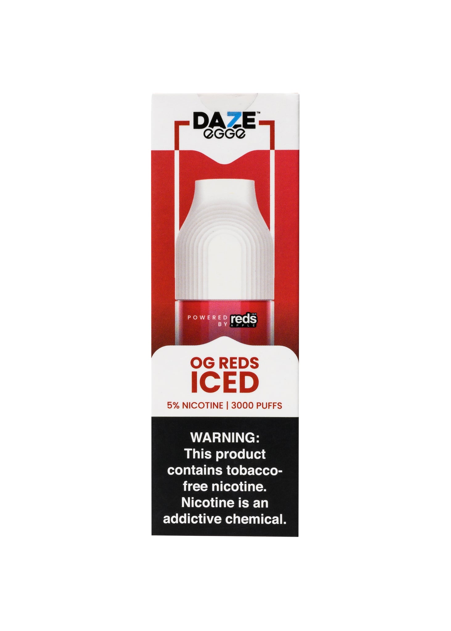 7 Daze Egge 3000 OG Reds Iced (Red Apple Iced) | GetPop
