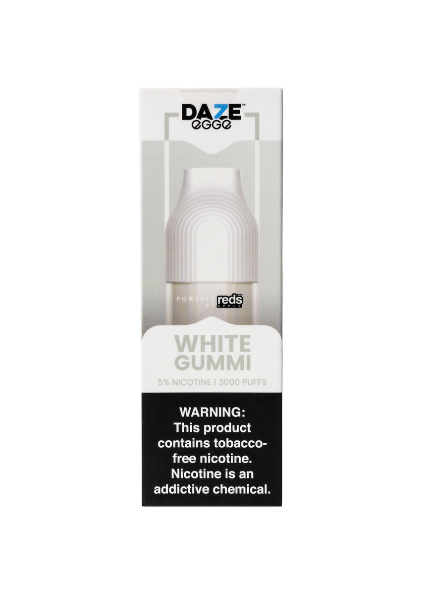 7 Daze Egge 3000 White Gummi | GetPop