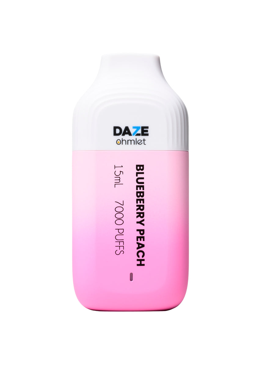 7 Daze Ohmlet 7000 Blueberry Peach | GetPop