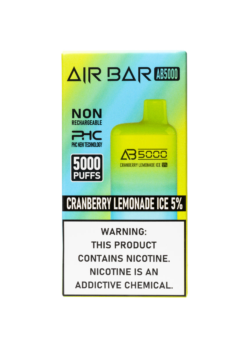 Air Bar AB5000 Cranberry Lemonade Ice | GetPop