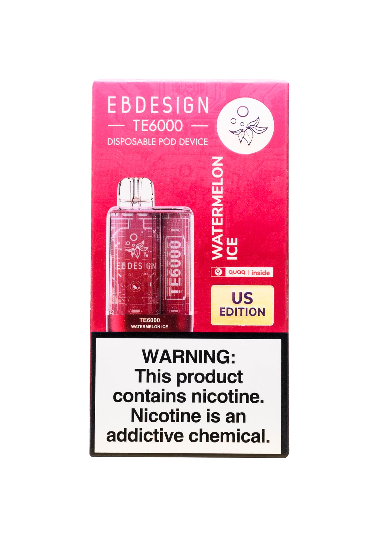 EB Design TE6000 Watermelon Ice 4% | GetPop