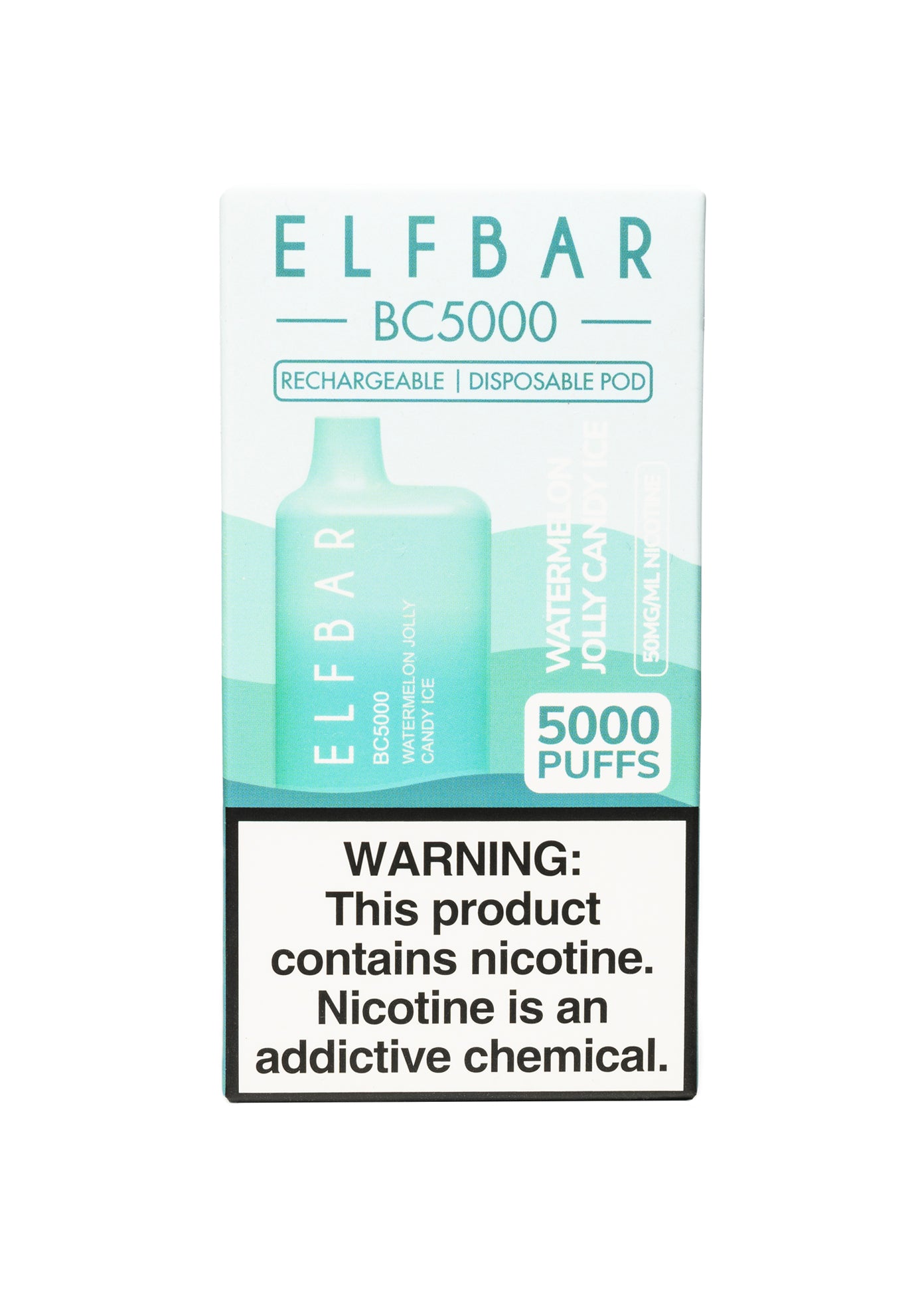 Elf Bar BC5000 Watermelon Jolly Candy Ice | GetPop