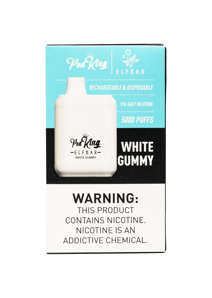 Elf Bar x Pod King XC5000 White Gummy | GetPop