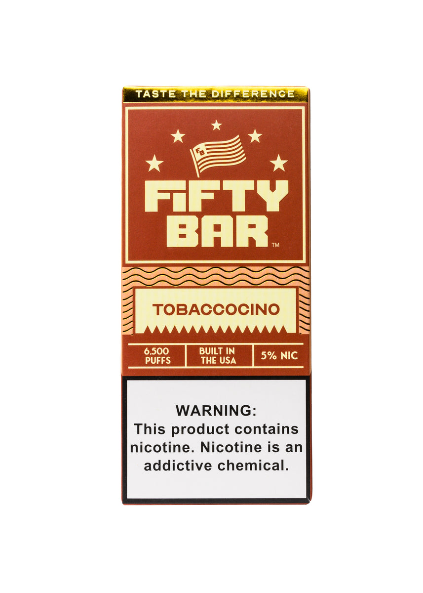 Fifty Bar 6500 Tobaccocino | GetPop