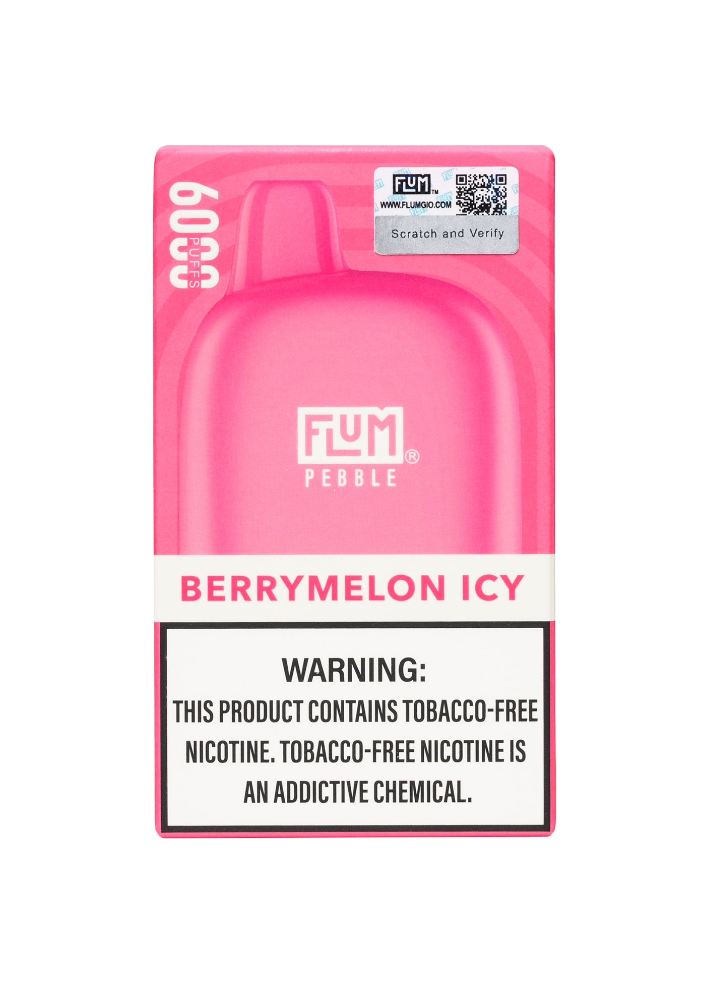Flum Pebble 6000 Berrymelon Icy | GetPop