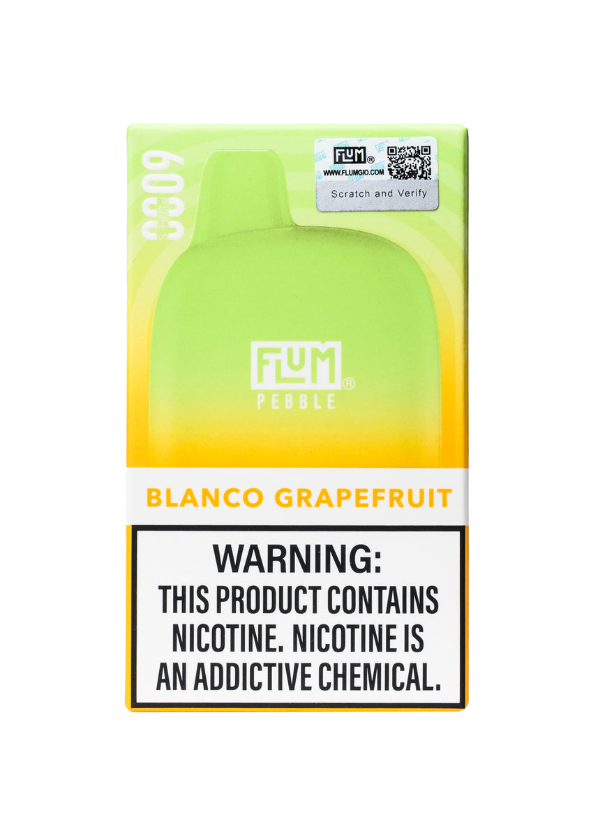 Flum Pebble 6000 Blanco Grapefruit | GetPop