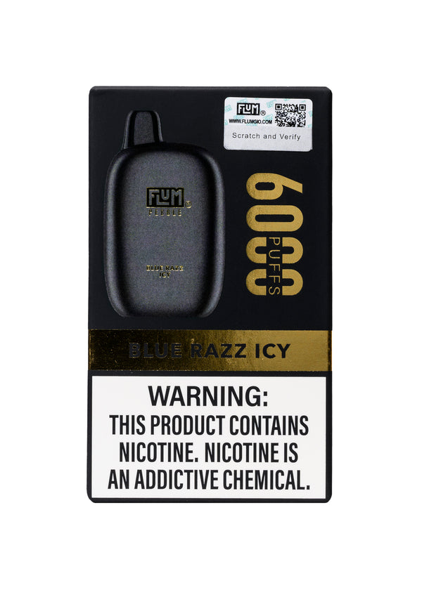 Flum Pebble 6000 Blue Razz Icy | GetPop