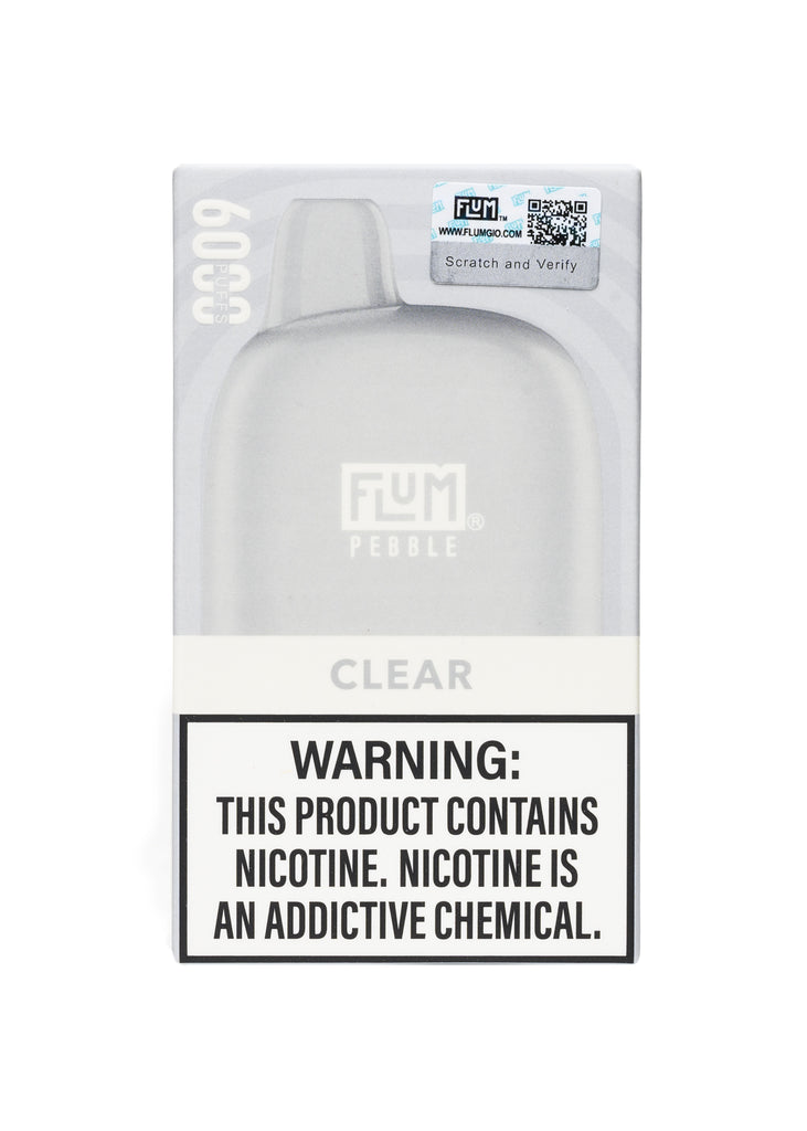 Flum Pebble 6000 Clear | GetPop