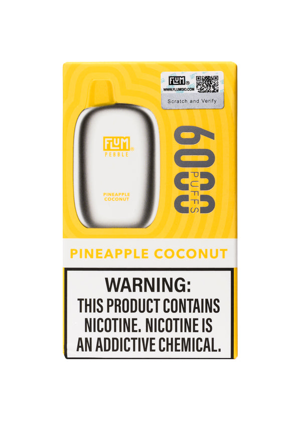 Flum Pebble 6000 Pineapple Coconut | GetPop