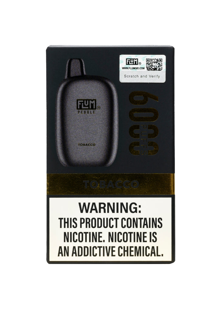 Flum Pebble 6000 Tobacco | GetPop