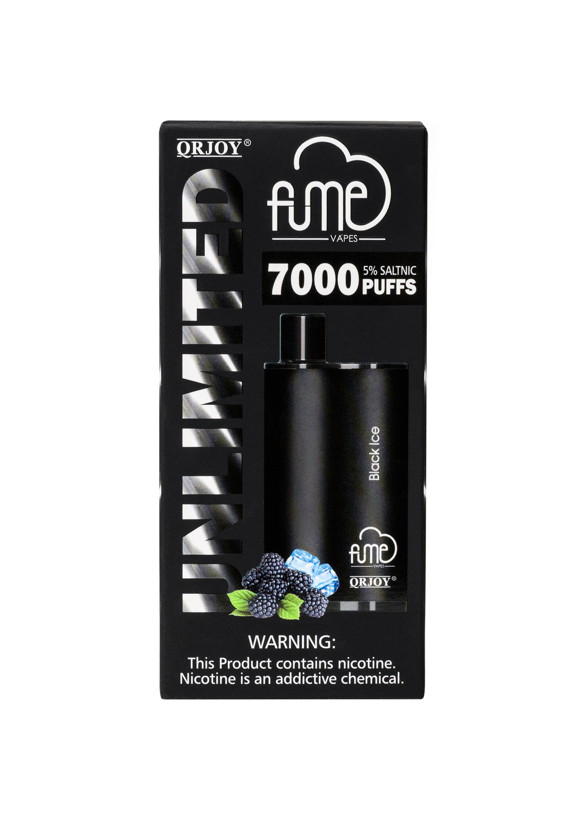 Fume Unlimited 7000 Black Ice | GetPop