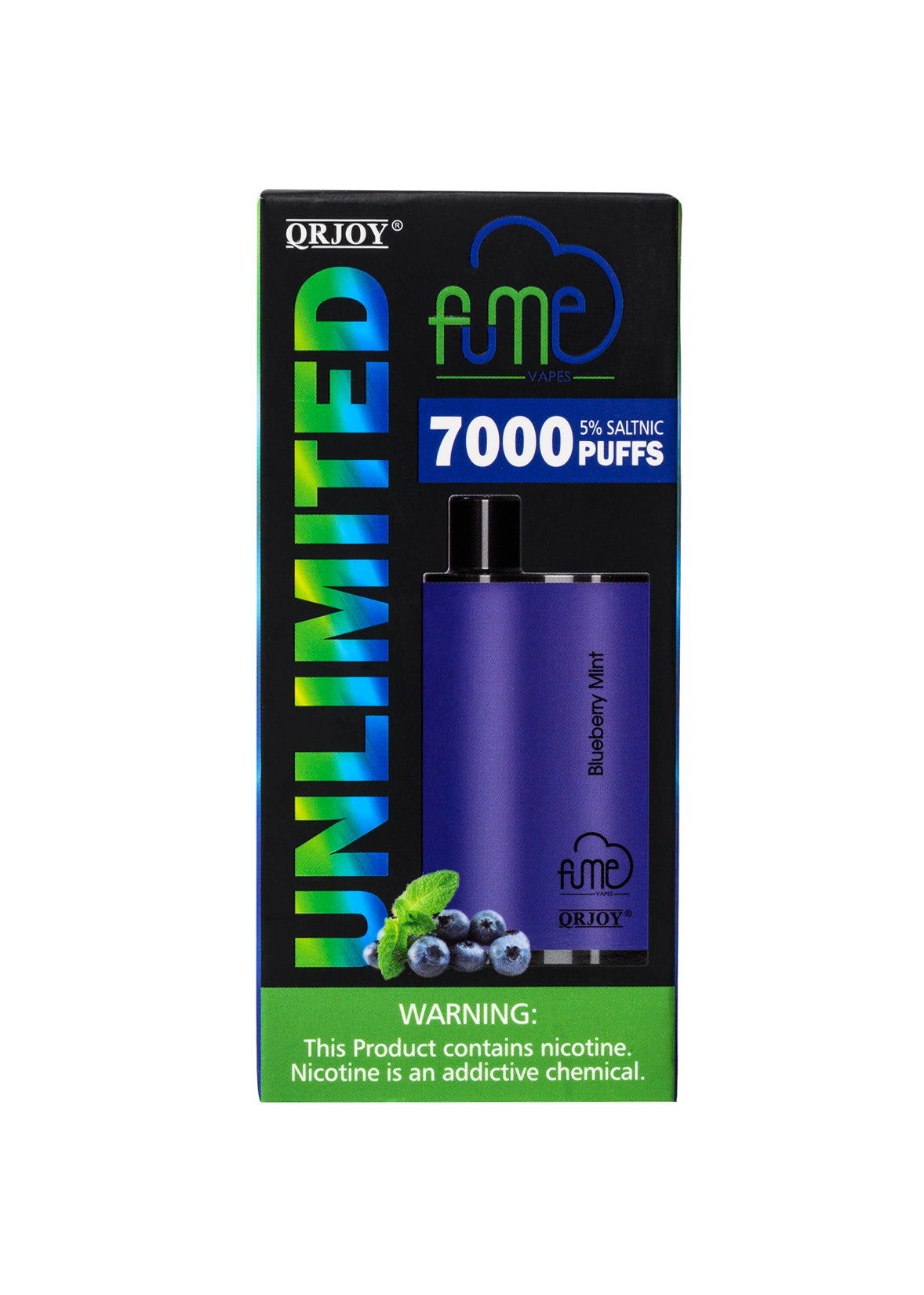 Fume Unlimited 7000 Blueberry Mint | GetPop