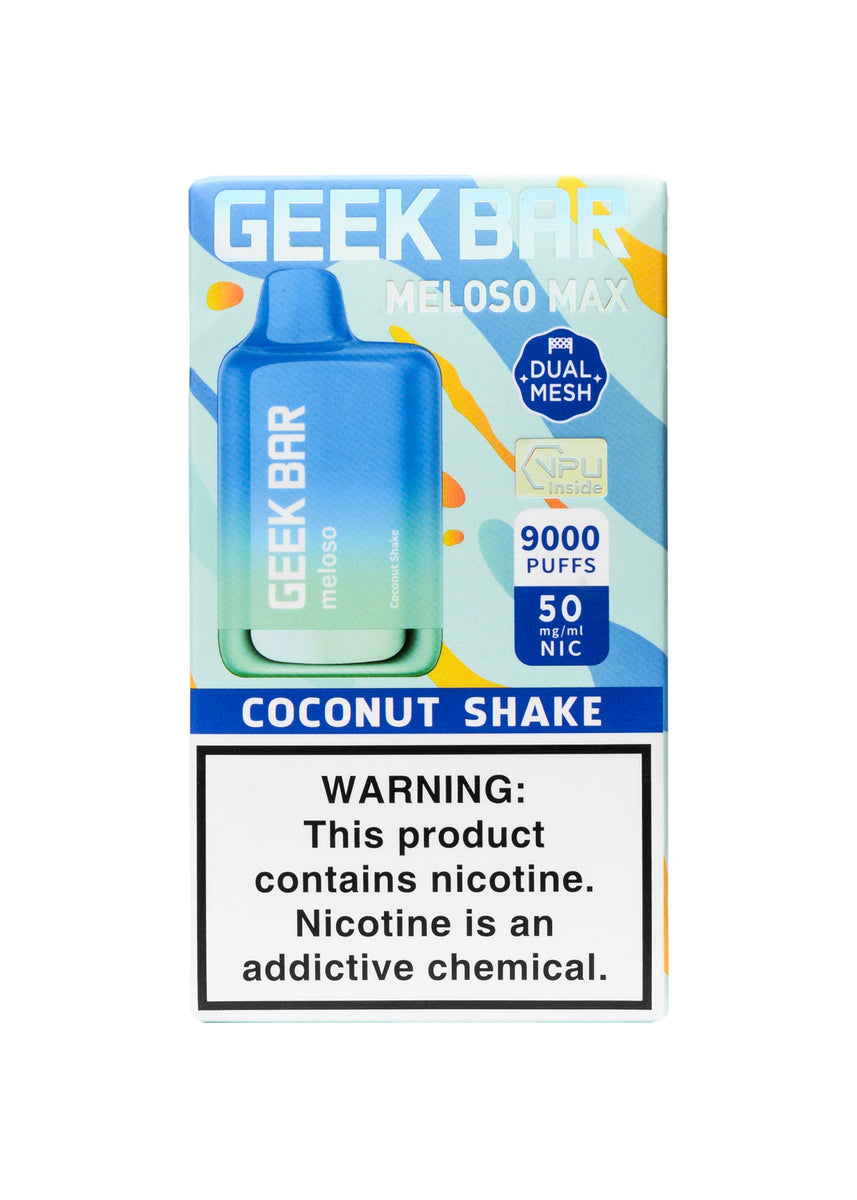 Geek Bar Meloso Max 9000 Coconut Shake | GetPop