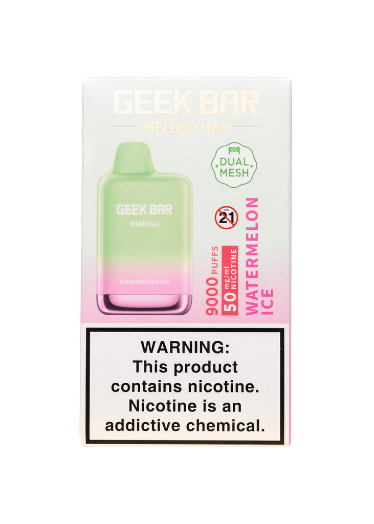 Geek Bar Meloso Max 9000 Watermelon Ice | GetPop
