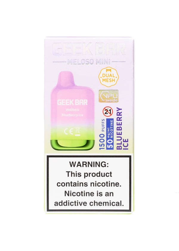 Geek Bar Meloso Mini 1500 Blueberry Ice | GetPop