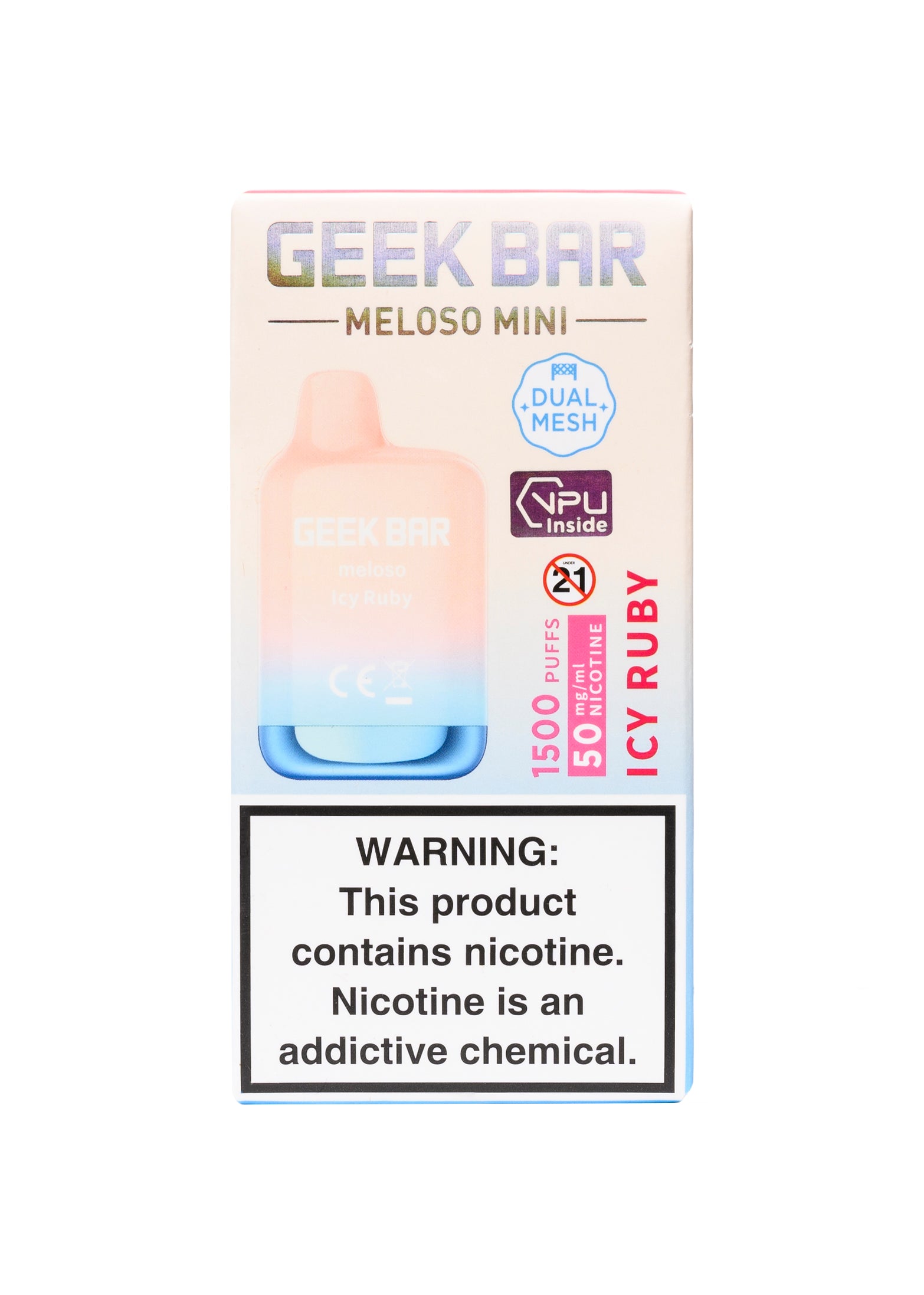 Geek Bar Meloso Mini 1500 Icy Ruby | GetPop