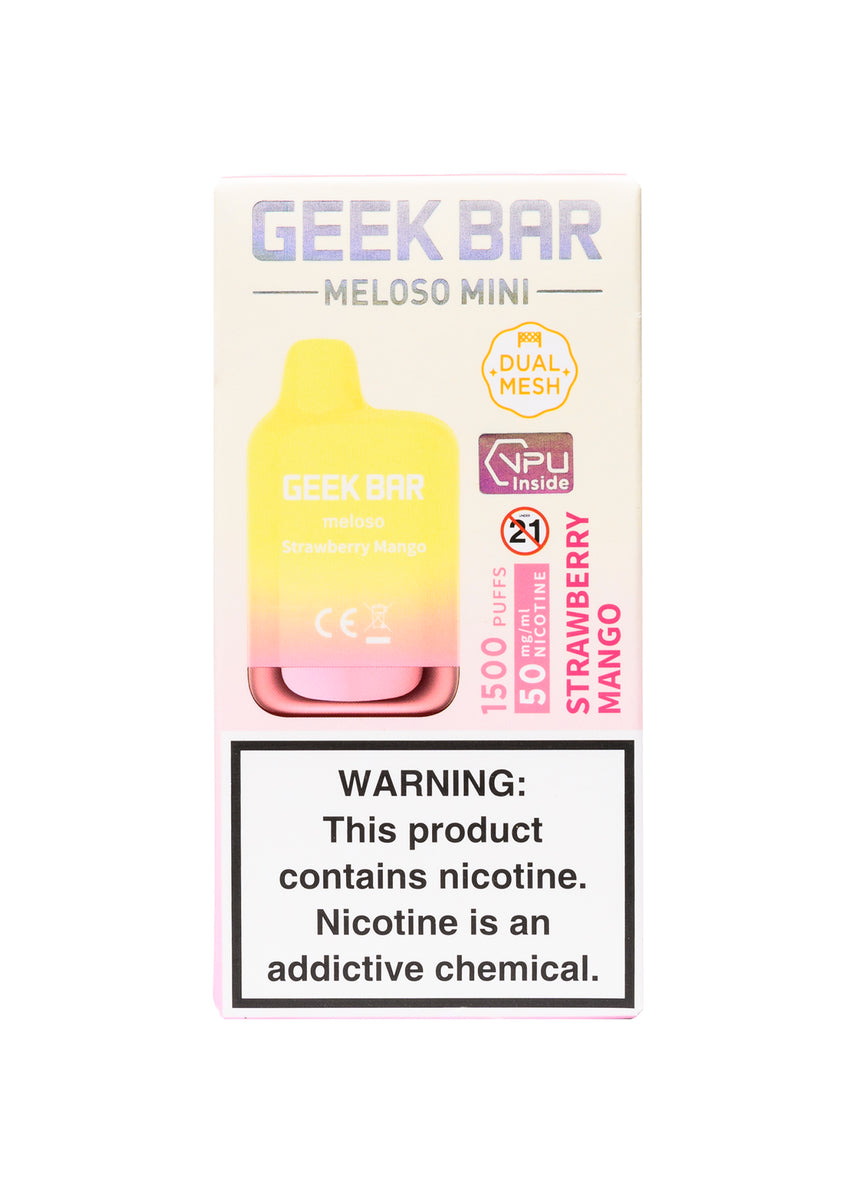 Geek Bar Meloso Mini 1500 Strawberry Mango | GetPop