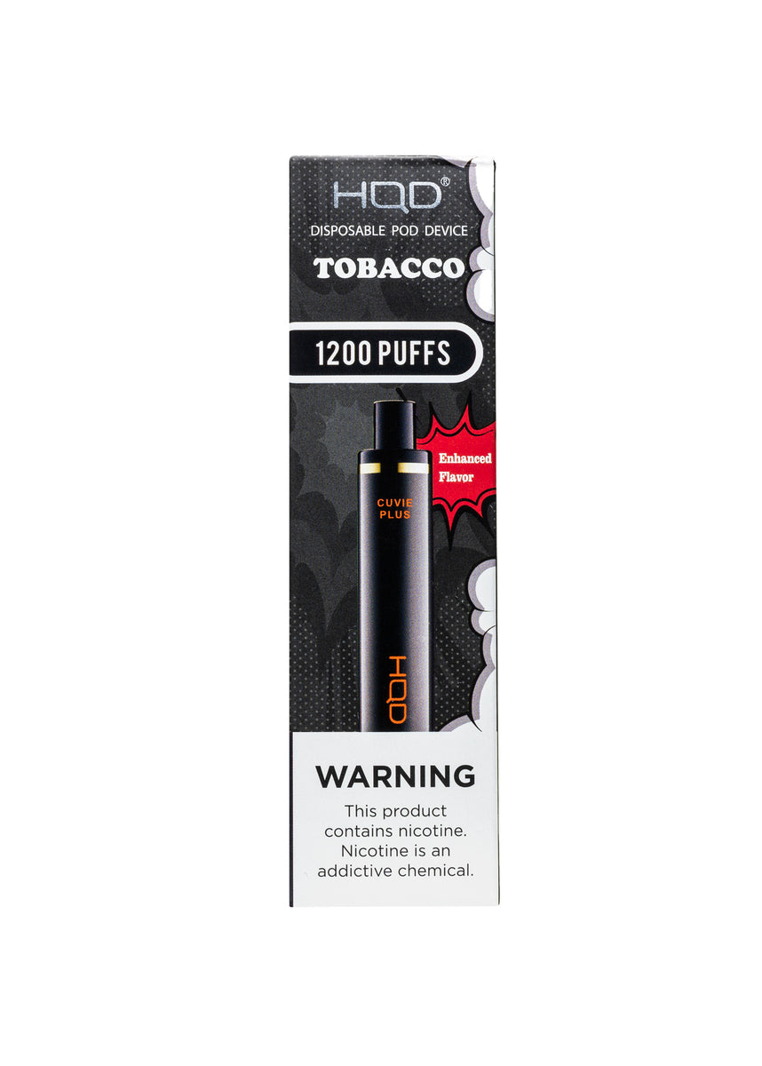 HQD Cuvie Plus Tobacco | GetPop
