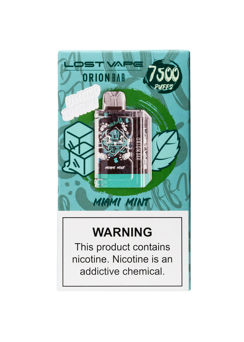 Lost Vape Orion Bar 7500 Miami Mint | GetPop
