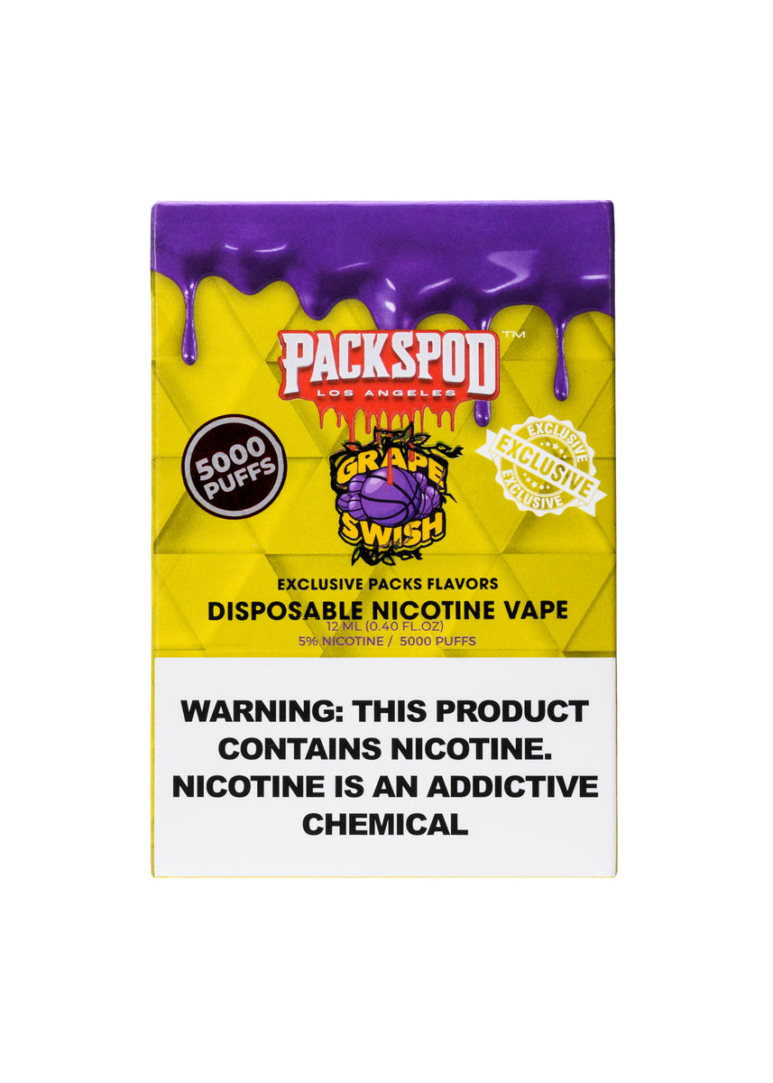 PacksPod 5000 Grape Swish | GetPop