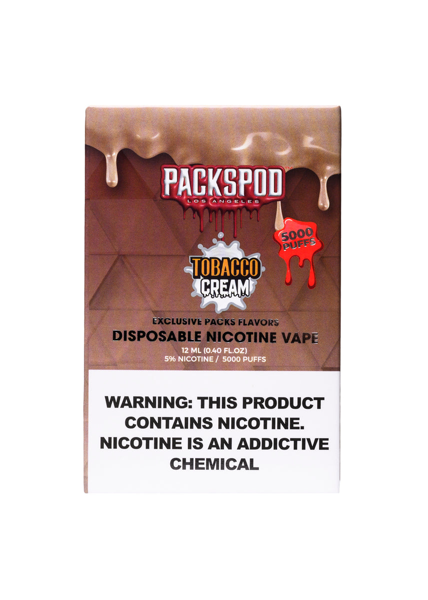 PacksPod 5000 Tobacco Cream | GetPop