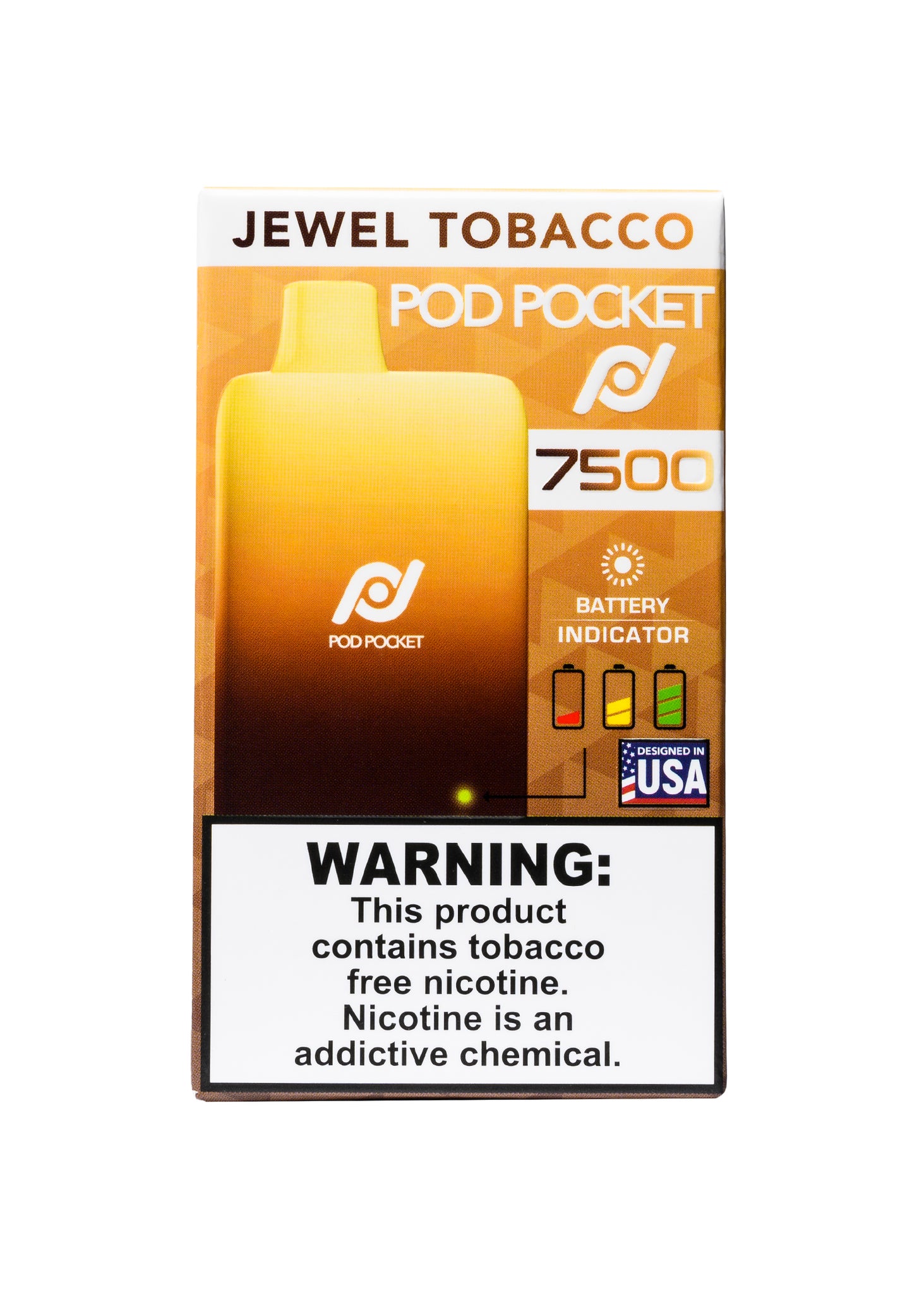 Pod Pocket 7500 Jewel Tobacco | GetPop