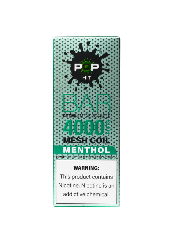 Pop HIT Bar 4000 Menthol | GetPop