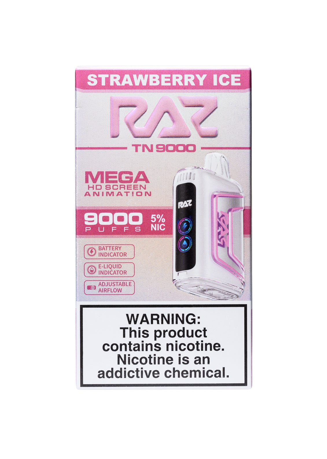 RAZ TN9000 Strawberry Ice | GetPop