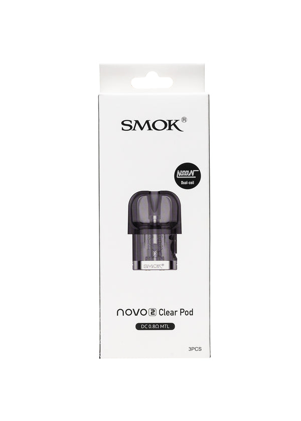 SMOK Novo Pods Novo 2 Pods (Clear 0.8 Mesh) | GetPop