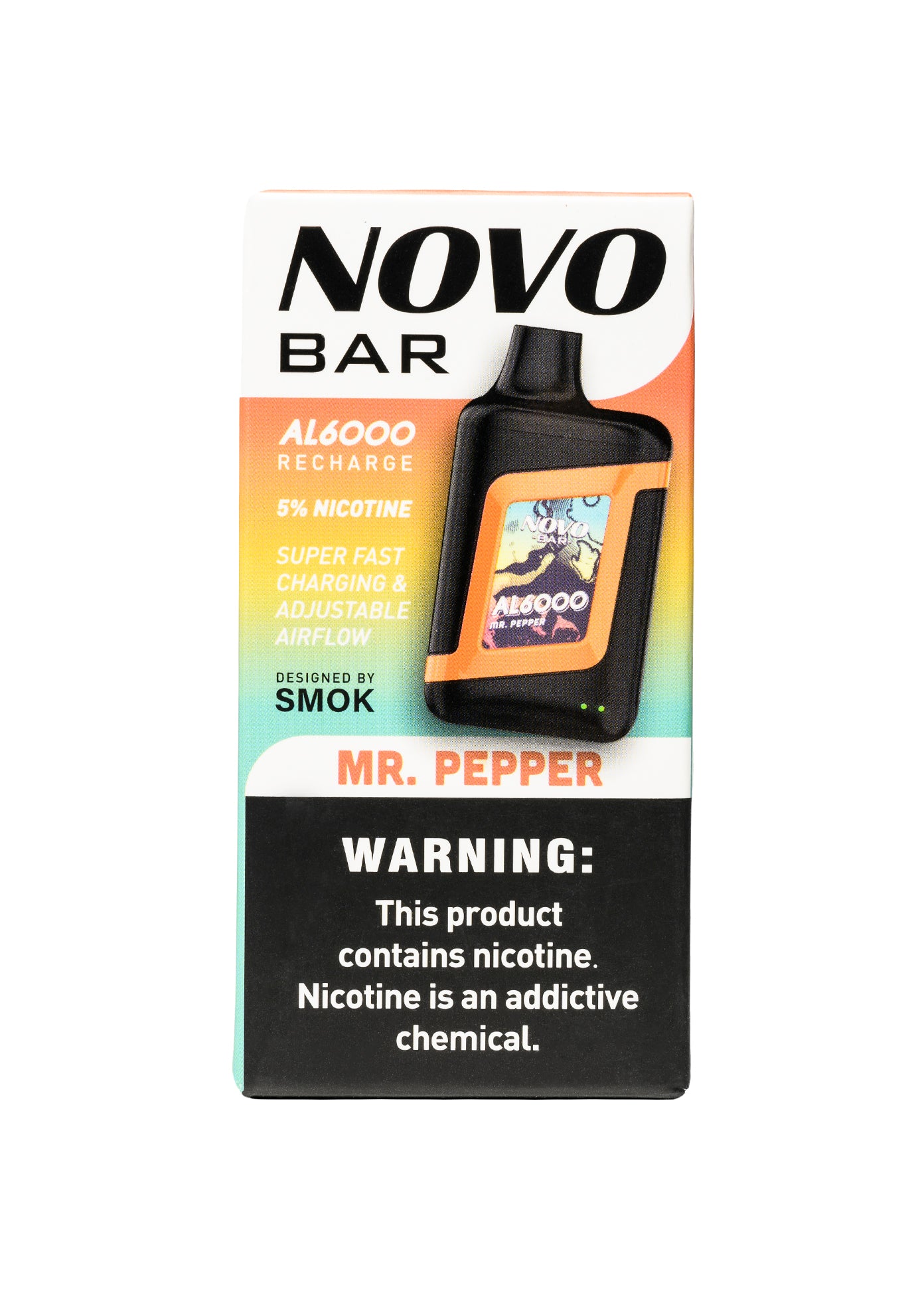 SMOK Novo Bar AL6000 Mr Pepper | GetPop